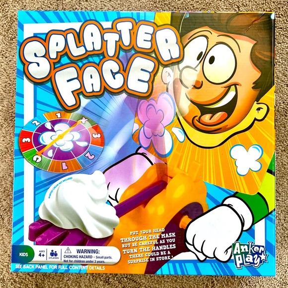 Toys | Splatter Face By Anker Play Kids Board Game New | Poshmark